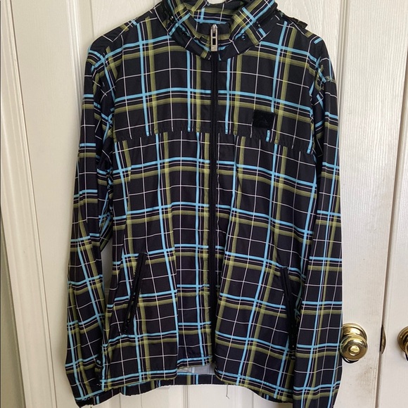 Quiksilver | Jackets & Coats | Quicksilver Lightweight Plaid Zipup ...